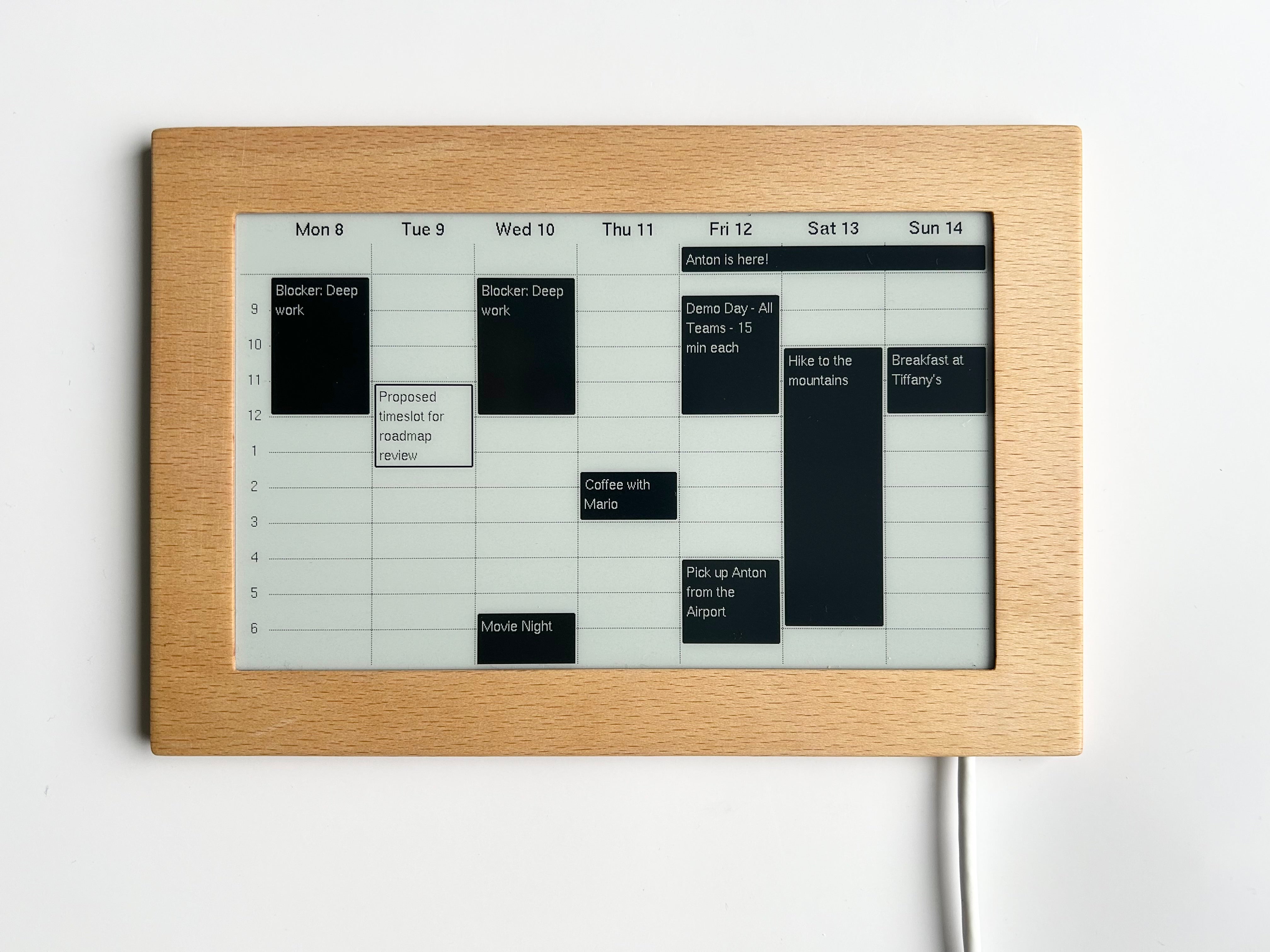 E-Paper Calendar and Smart Display by Invisible Computers